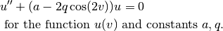 Mathieu Equation and Stability Diagram — SIMION 8.1 Supplemental ...